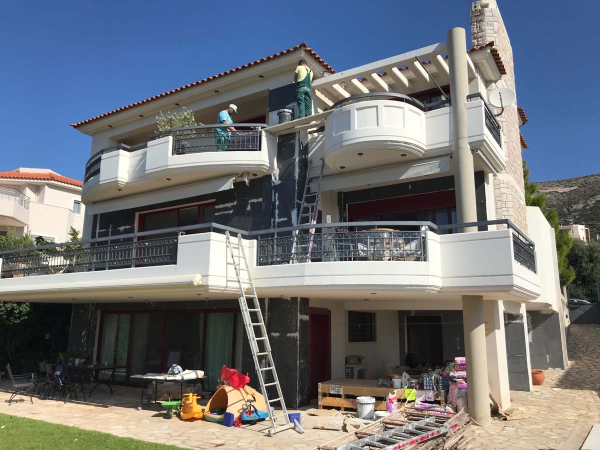 ΕΞΩΤΕΡΙΚΗ ΘΕΡΜΟΜΟΝΩΣΗ ΜΟΝΟΚΑΤΟΙΚΙΑΣ ΣΤΗΝ ΑΝΑΒΥΣΣΟ - A.G.S. Τεχνική ...