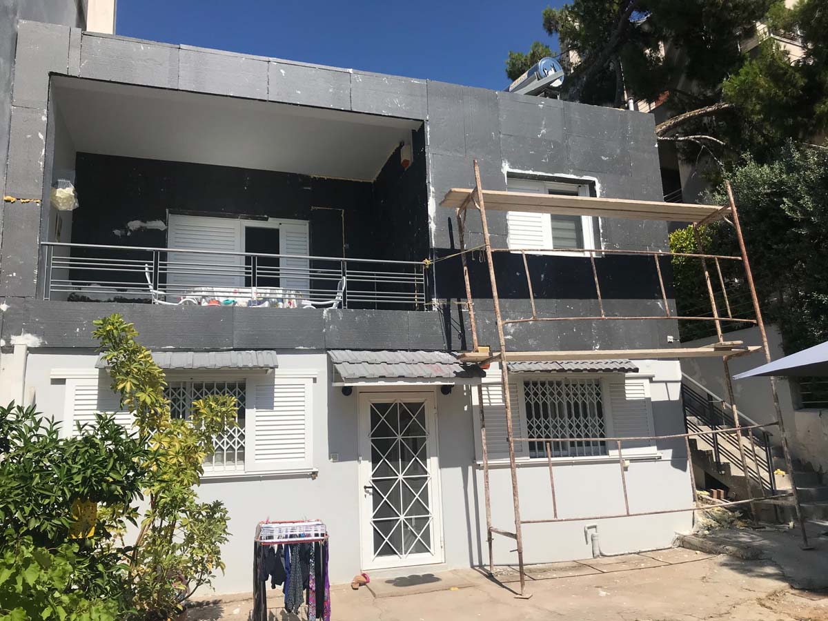 ΕΞΩΤΕΡΙΚΗ ΘΕΡΜΟΜΟΝΩΣΗ ΜΟΝΟΚΑΤΟΙΚΙΑΣ ΣΤΗΝ ΚΑΝΤΖΑ ΠΑΛΛΗΝΗΣ - A.G.S ...