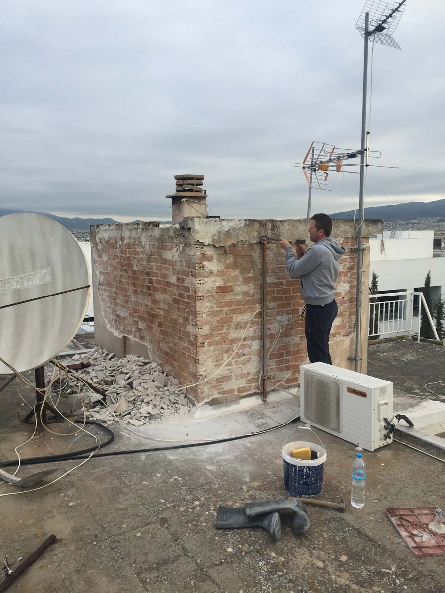 ΕΠΙΣΚΕΥΗ ΟΡΟΦΗΣ ΚΑΙ ΜΟΝΩΣΗ ΑΠΟΛΗΞΗΣ ΑΝΕΛΚΥΣΤΗΡΑ ΣΤΟΝ ΧΟΛΑΡΓΟ - A.G.S ...